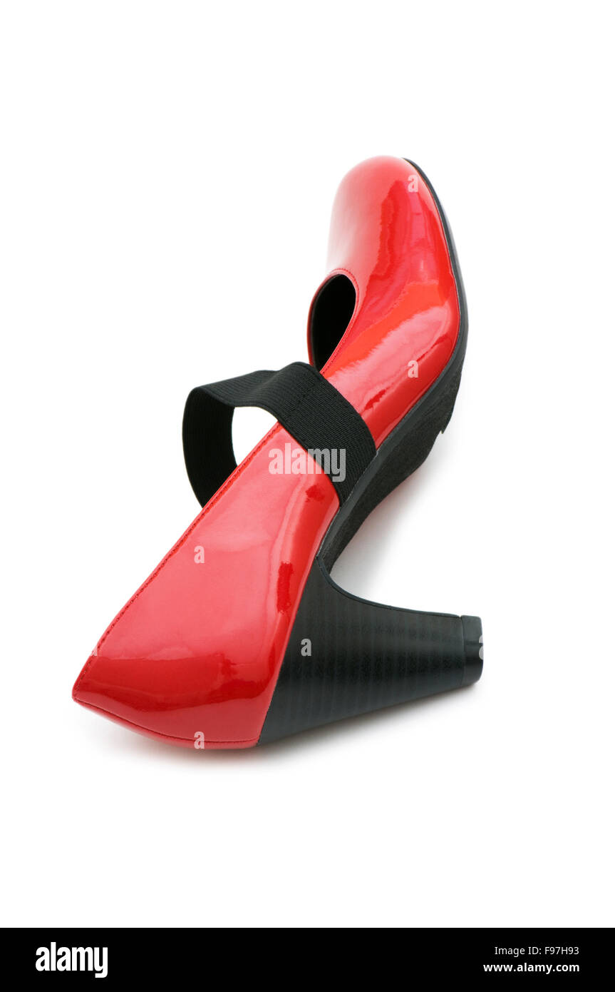 Woman shoes isolated on the white background Stock Photo - Alamy