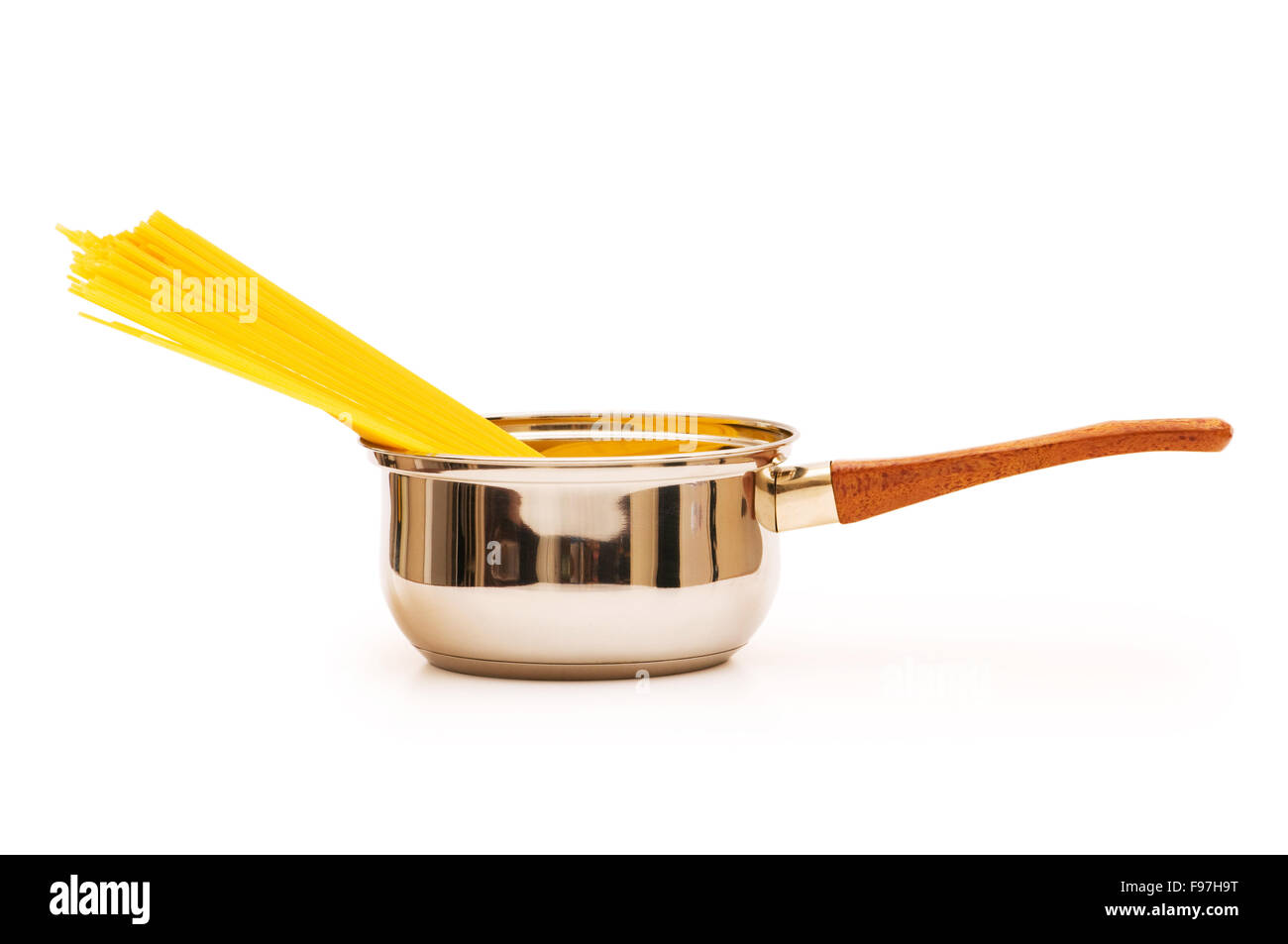 Spaghetti pot isolated on the white background Stock Photo - Alamy