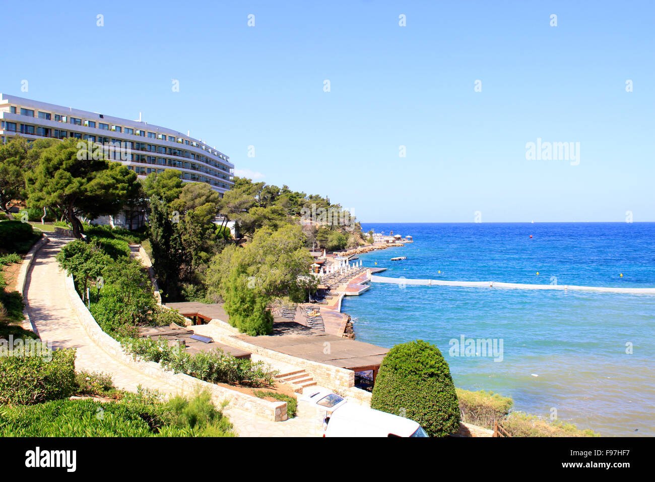 beautiful Greek landscape Stock Photo - Alamy