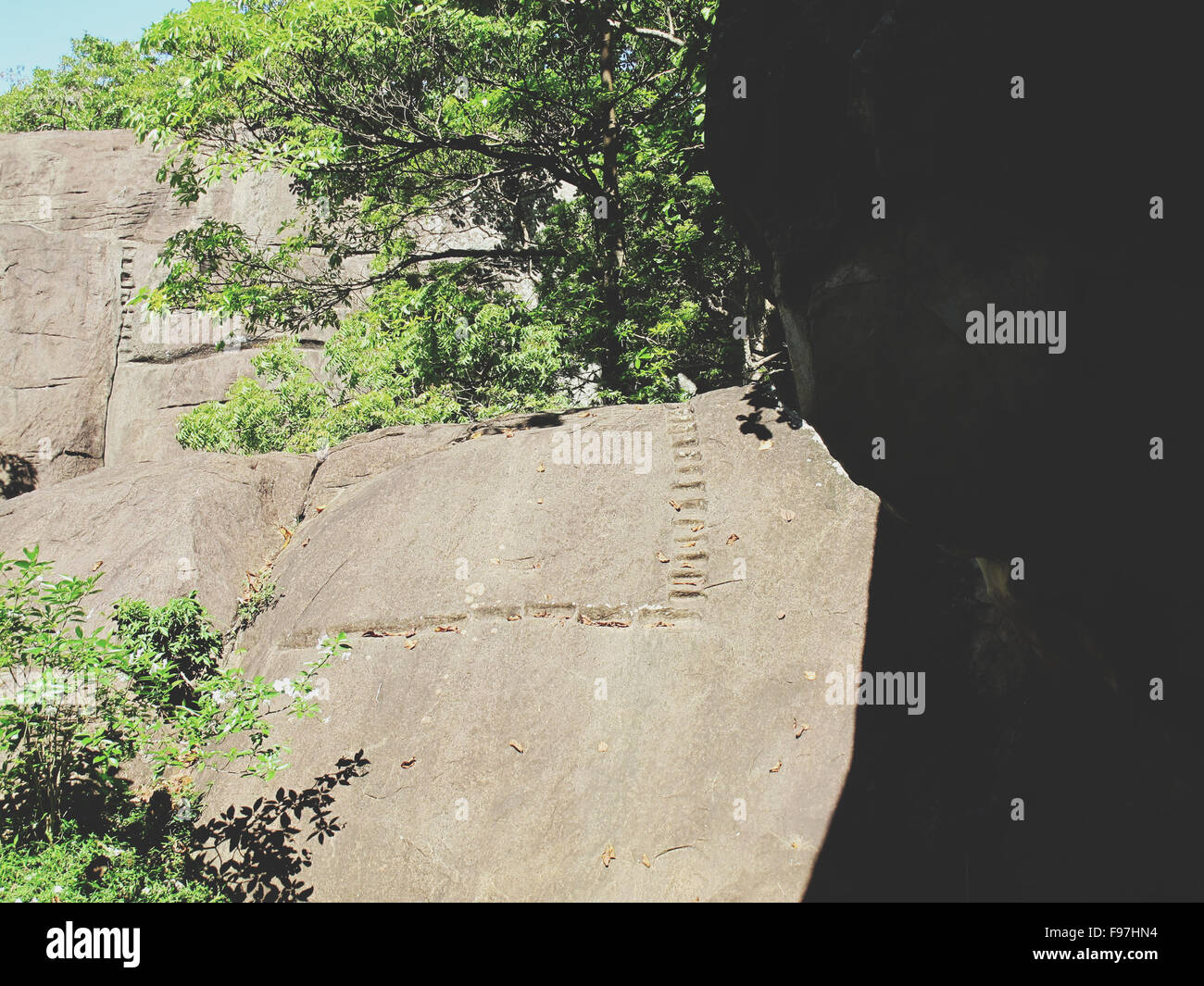 Carved rock steps hi-res stock photography and images - Alamy