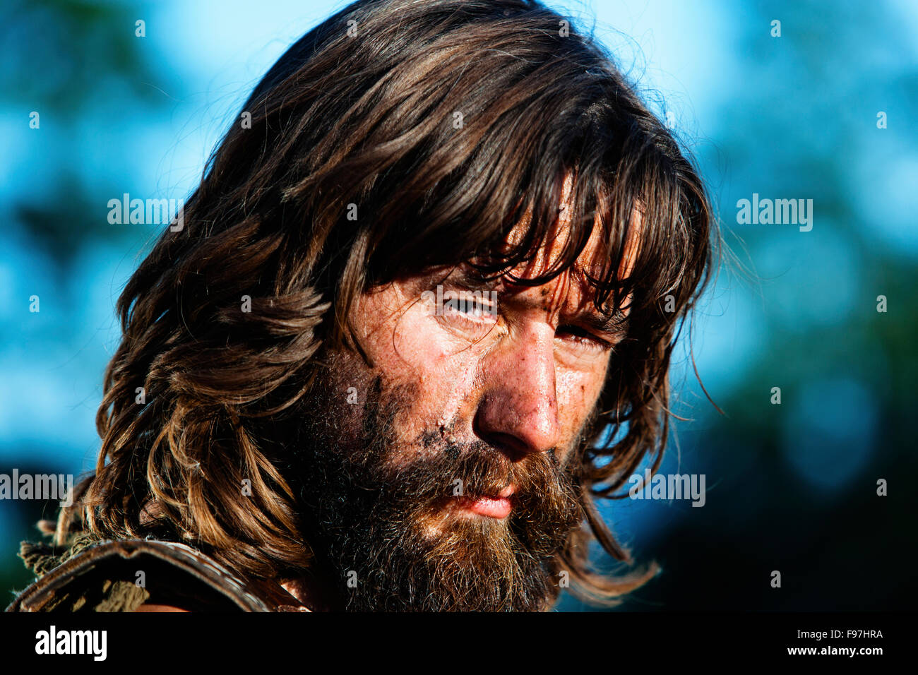 Portrait of a man dressed in a medieval costume Stock Photo - Alamy