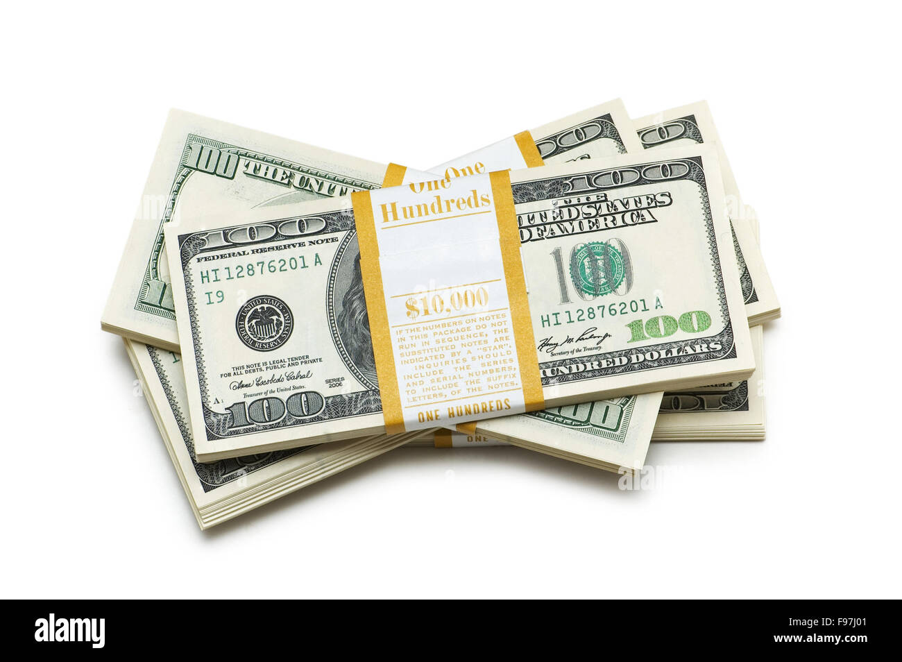 Stack ten thousand dollars Cut Out Stock Images & Pictures - Alamy