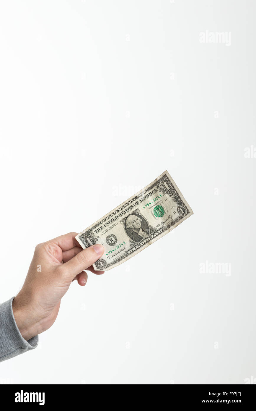 Hand dollar note hi-res stock photography and images - Alamy
