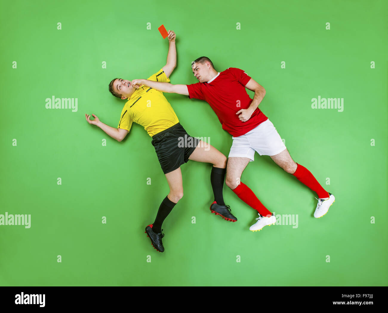 Football aggression hi-res stock photography and images - Alamy