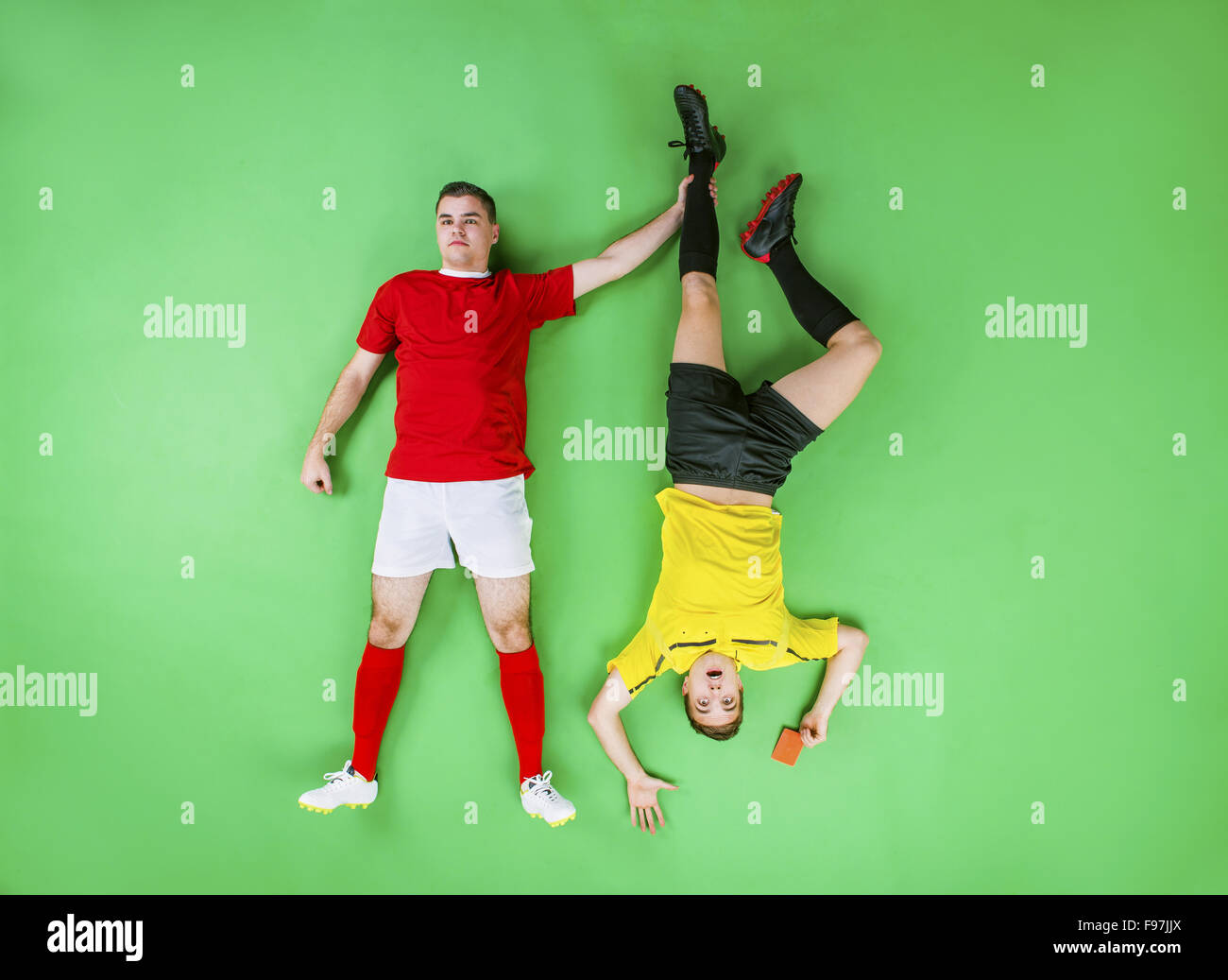 Football red card referee hi-res stock photography and images - Alamy