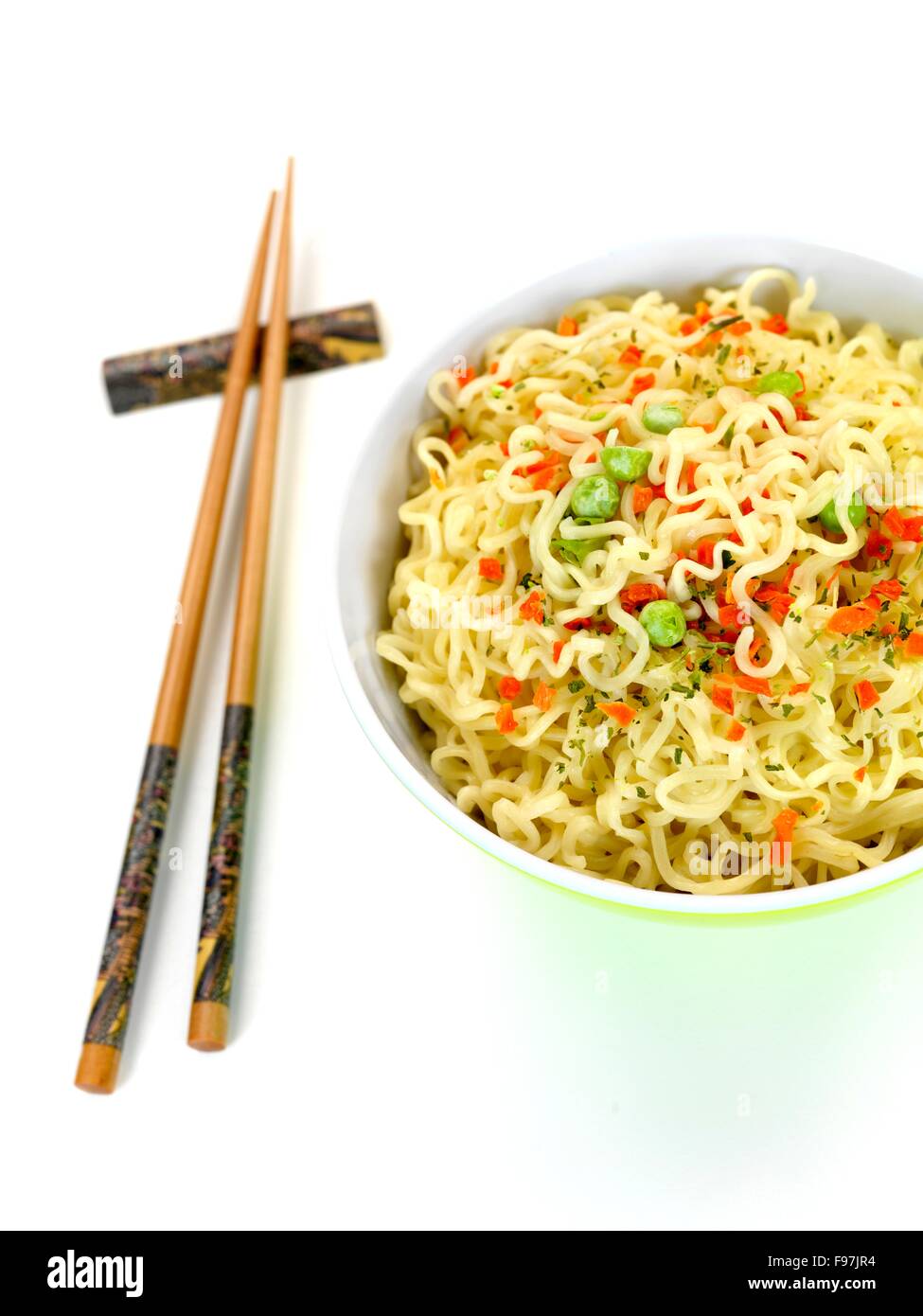 Cooked Instant Noodles Stock Photo - Alamy