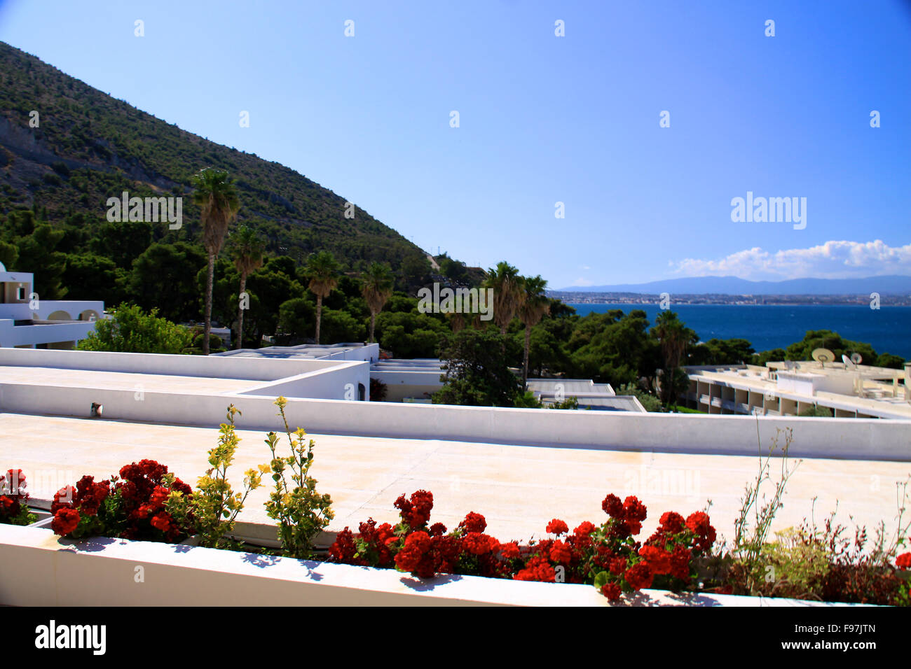 beautiful Greek landscape Stock Photo - Alamy
