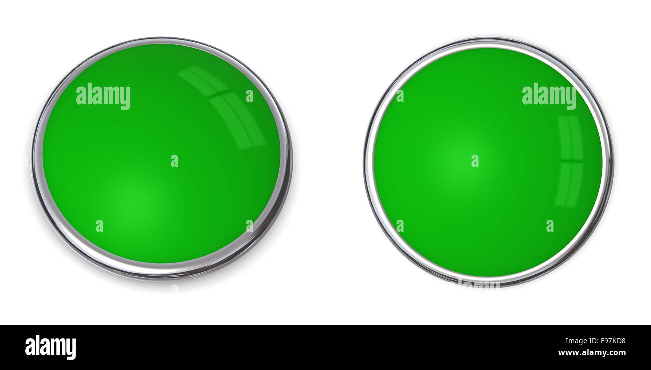 3D Button Solid Light Green Stock Photo - Alamy