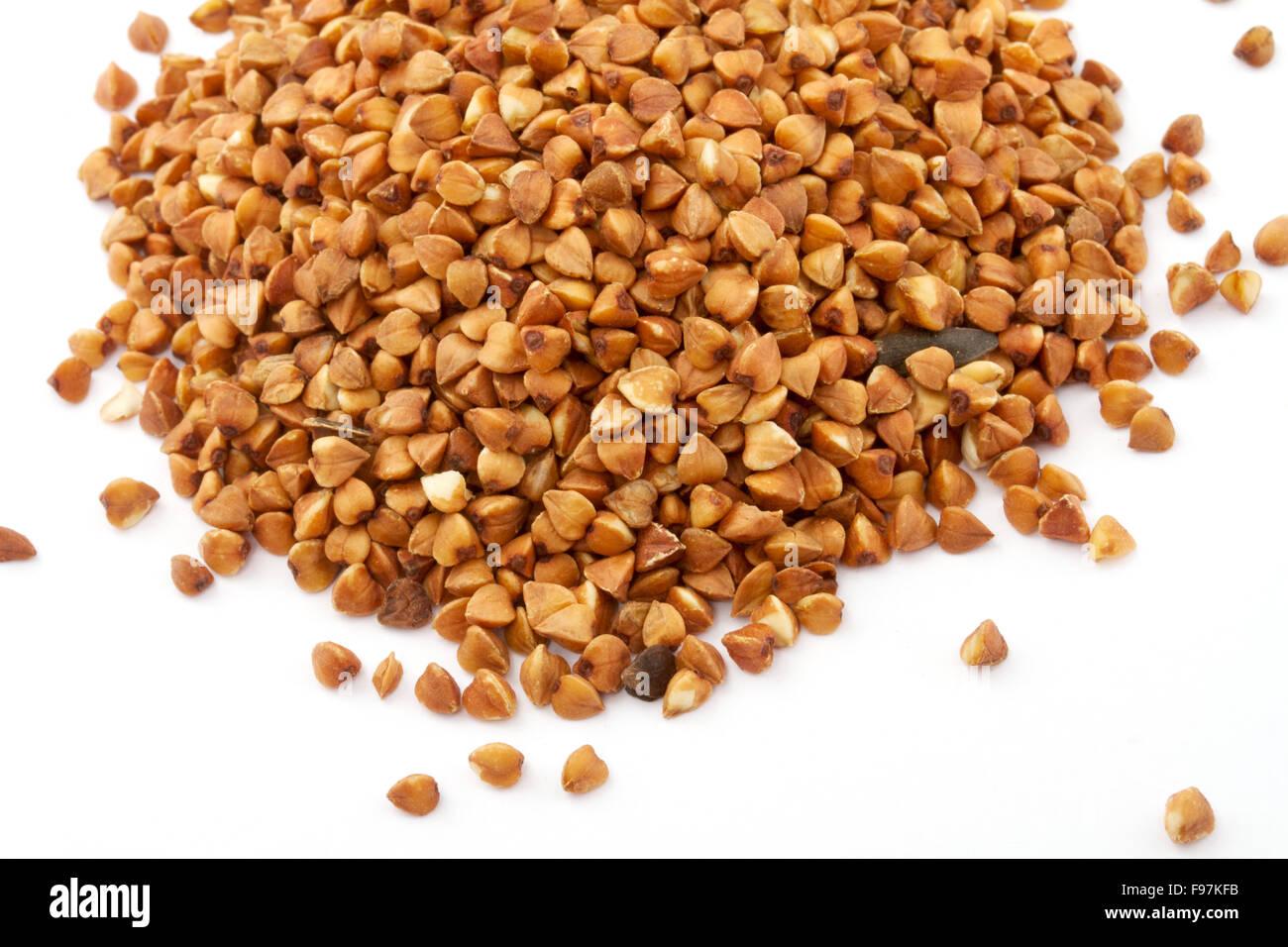 Buckwheat isolated on white Stock Photo - Alamy