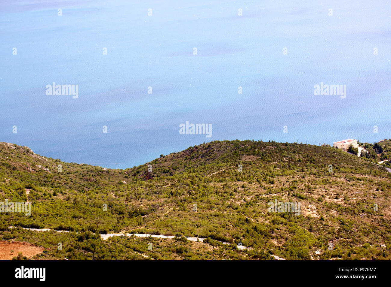 beautiful Greek landscape Stock Photo - Alamy