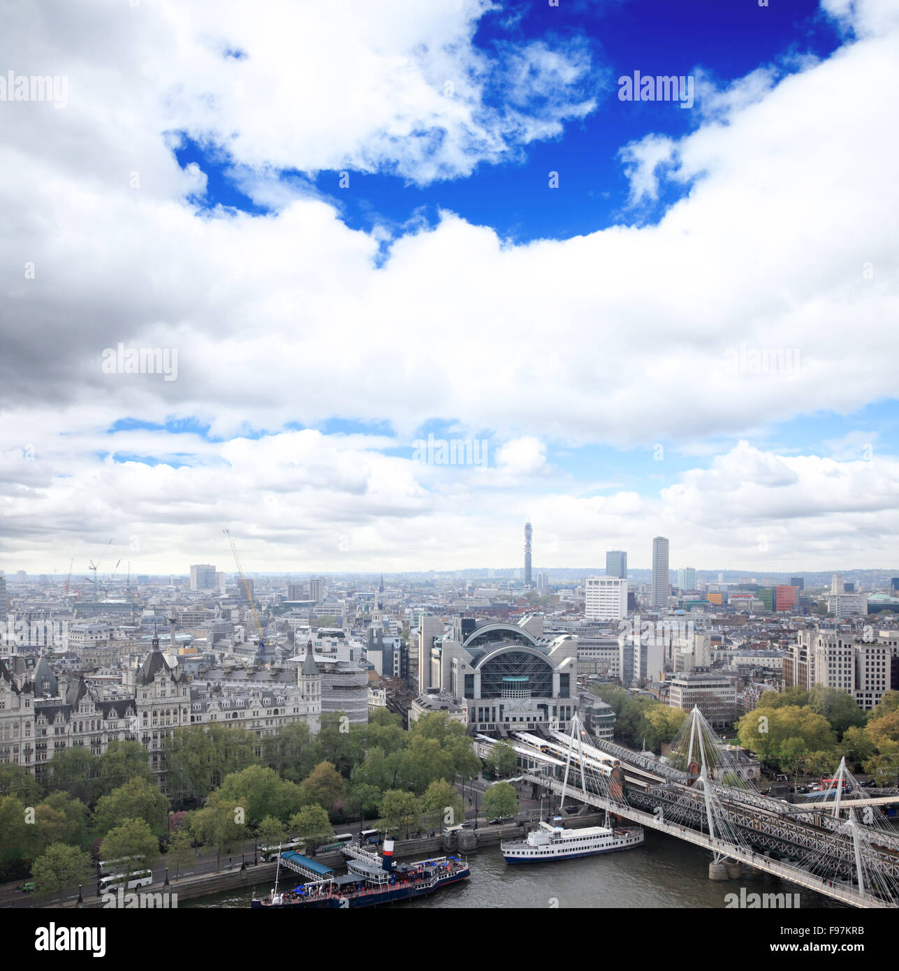 London aerial view westminster st pauls hi-res stock photography and ...