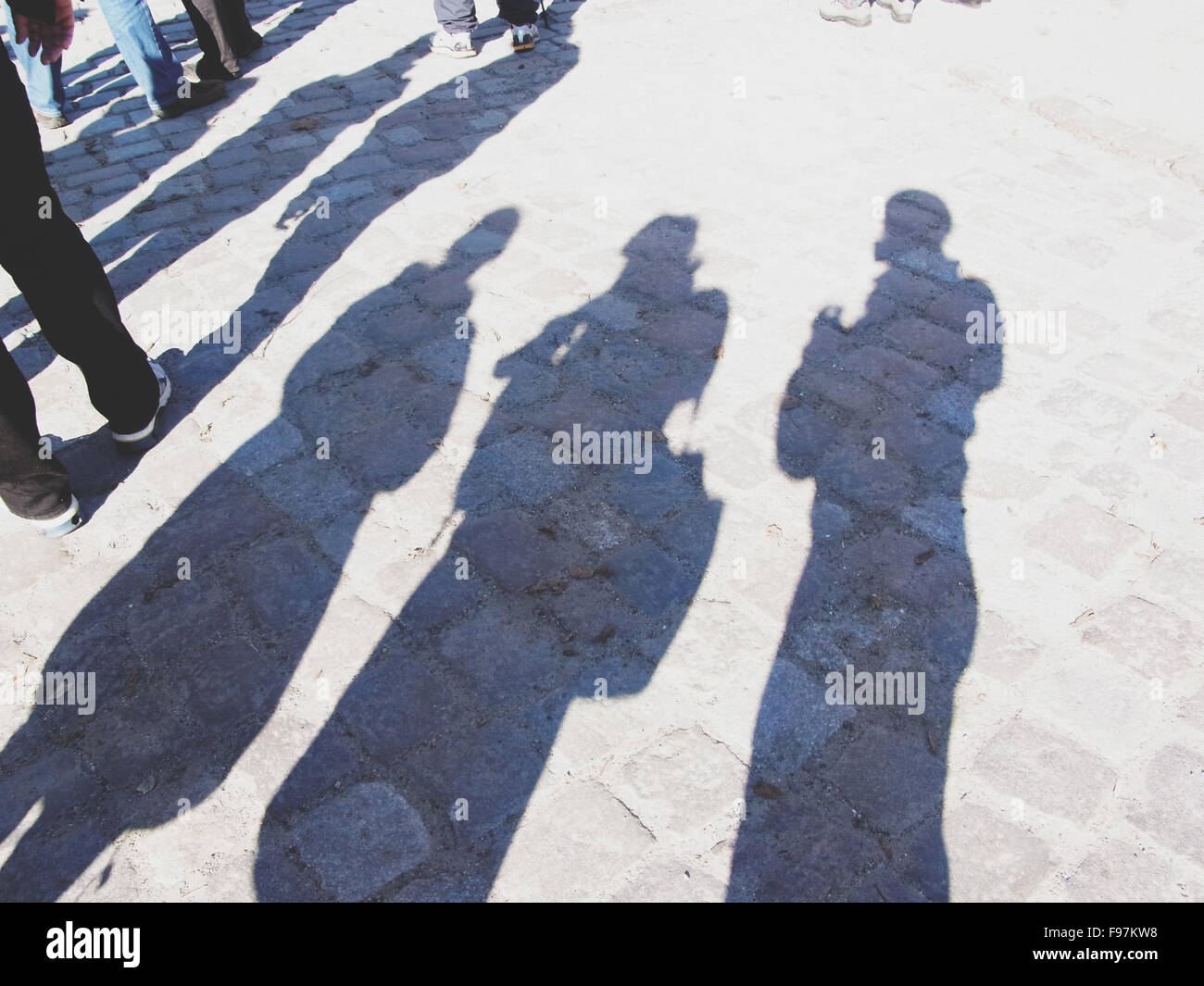 Shadows cast by people hi-res stock photography and images - Alamy