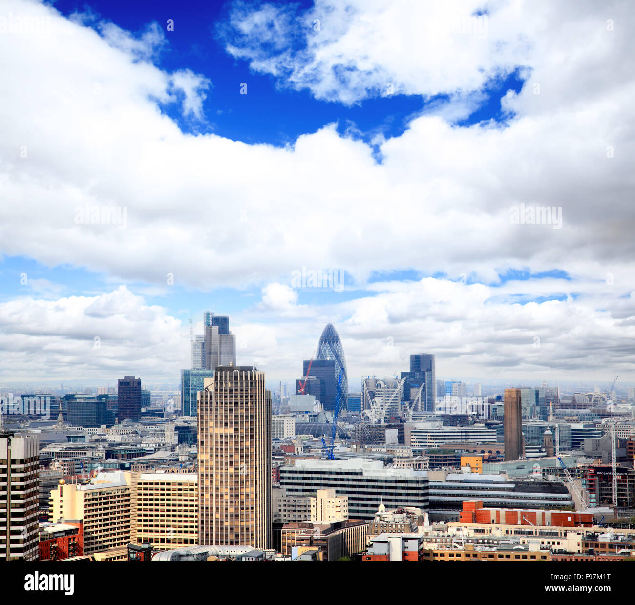 London aerial view westminster st pauls hi-res stock photography and ...