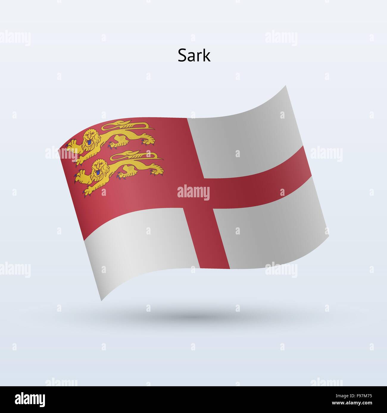 Sark flag Stock Vector Images - Alamy