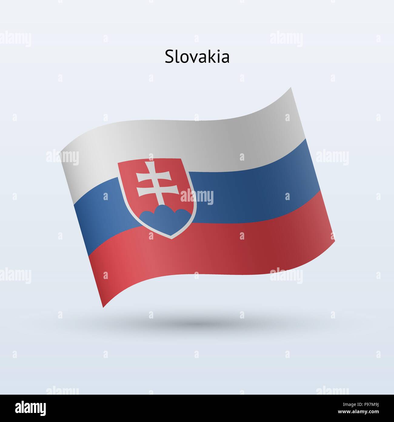 Slovakia official national waving hi-res stock photography and images ...
