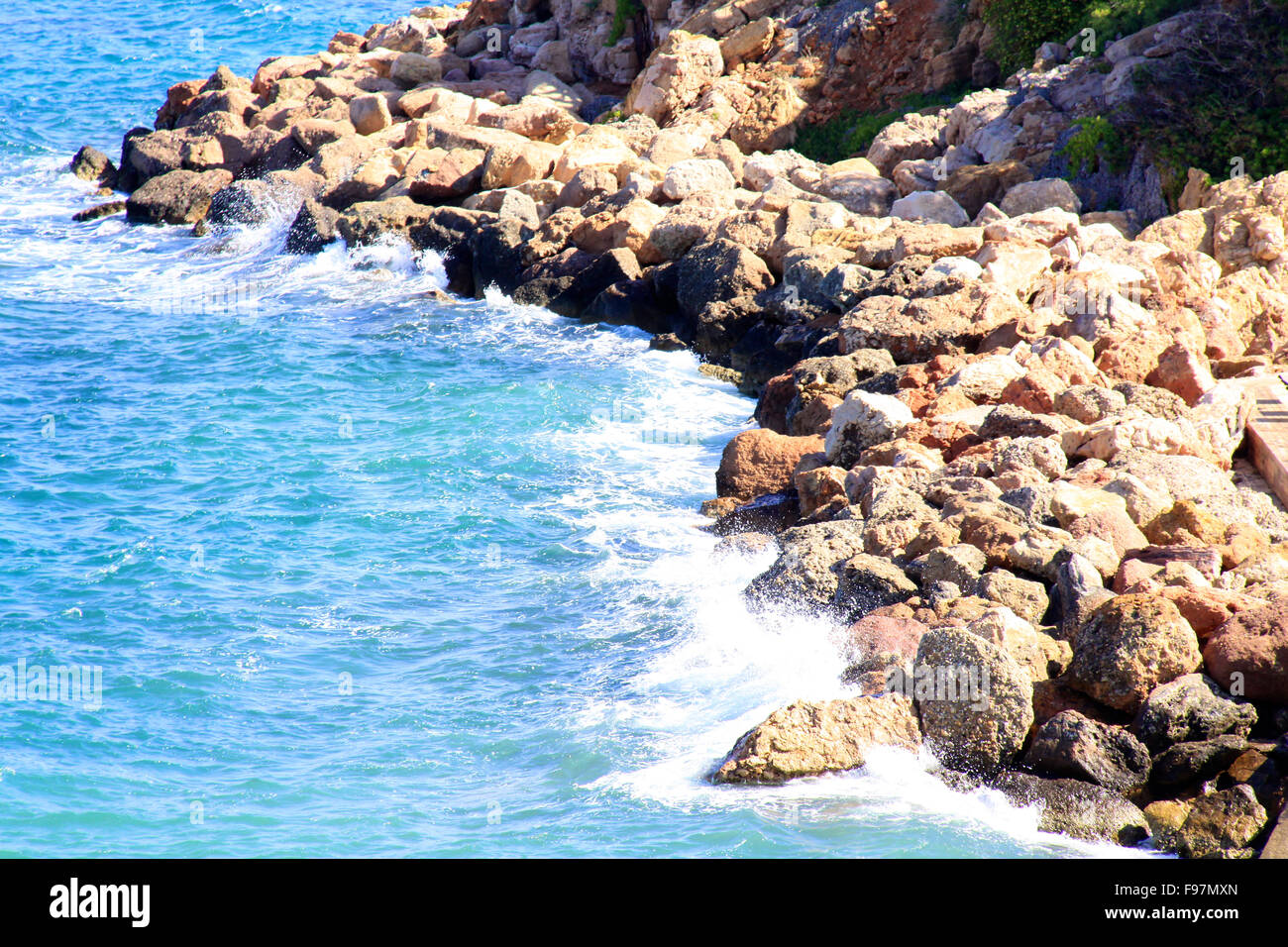 beautiful Greek landscape Stock Photo - Alamy