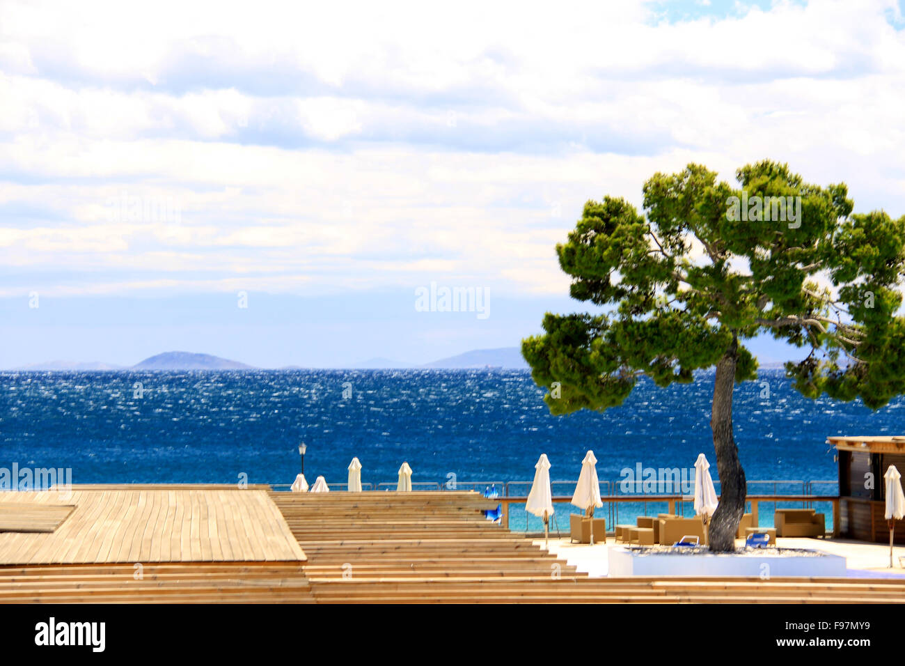 beautiful Greek landscape Stock Photo - Alamy
