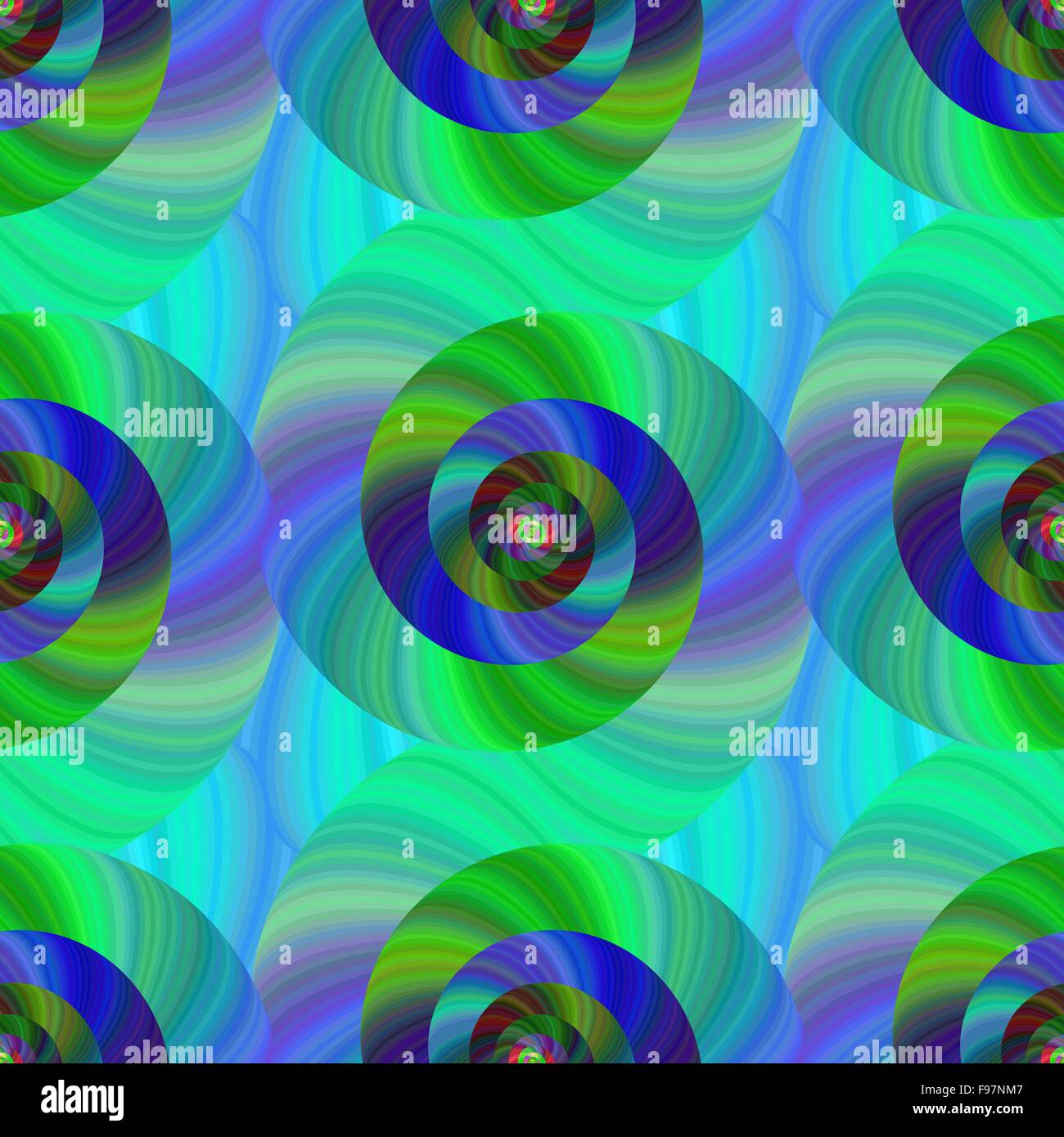 Seamless abstract psychedelic spiral pattern background Stock Vector ...