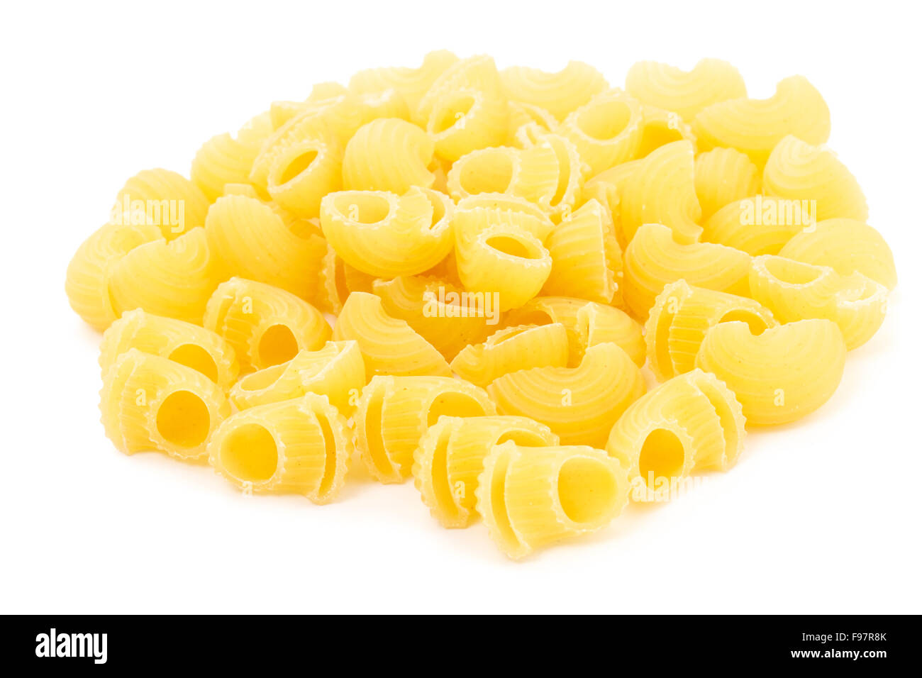 Group of pasta pieces on white background Stock Photo - Alamy