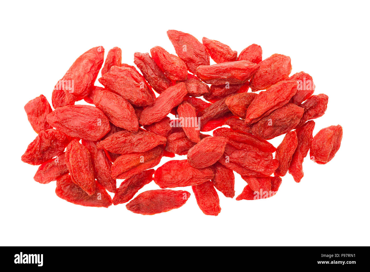Dried goji berries background Cut Out Stock Images & Pictures - Alamy