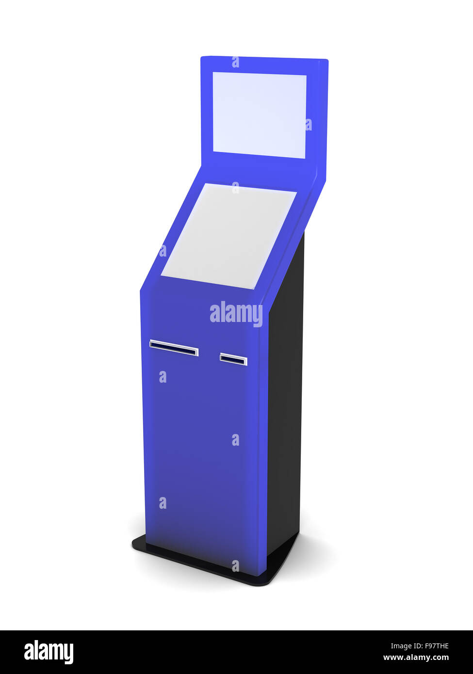 electronic terminal on a white background. Isolated 3D image Stock ...