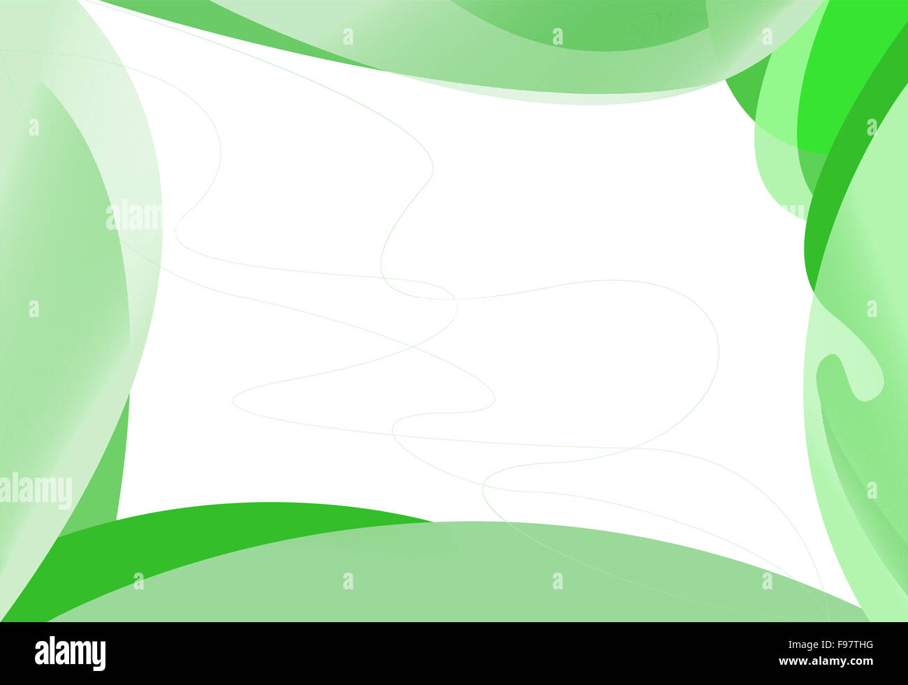 Abstract green frame Stock Photo - Alamy