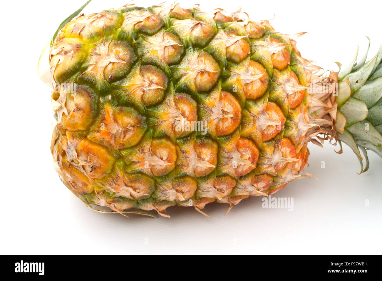 fresh tasty pineapple isolated on white background Stock Photo - Alamy