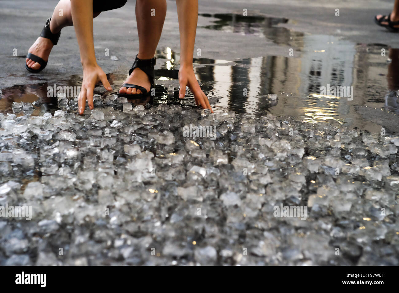 Melting Ice Cube Hand High Resolution Stock Photography and Images - Alamy