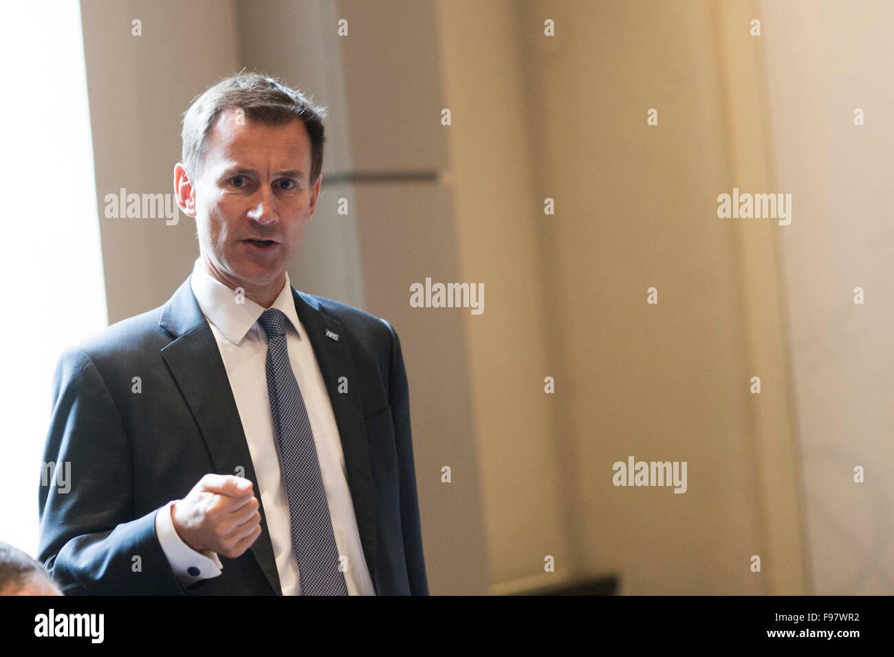 Jeremy Hunt MP at The Conservative Party Conference 2015 Stock Photo ...
