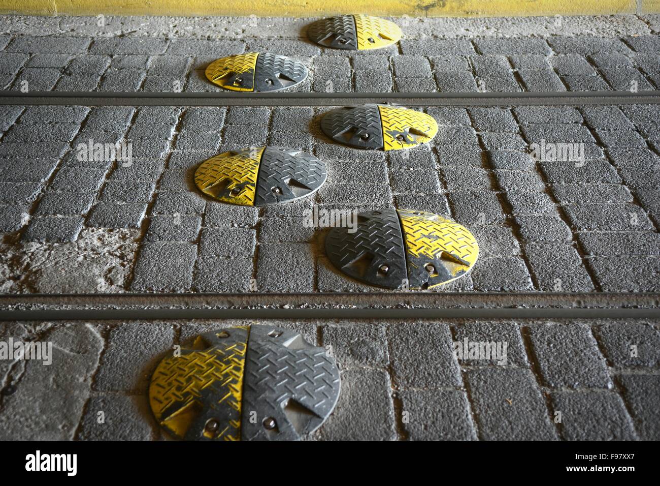 Speed bumps on road hi-res stock photography and images - Alamy