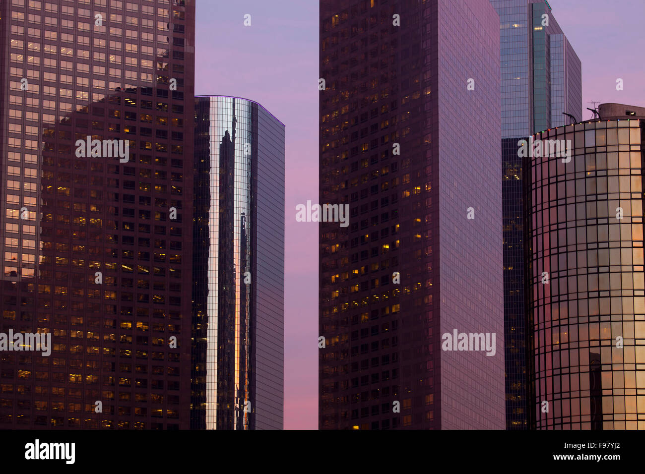 Office Buildings, Downtown, Los Angeles, California Stock Photo - Alamy
