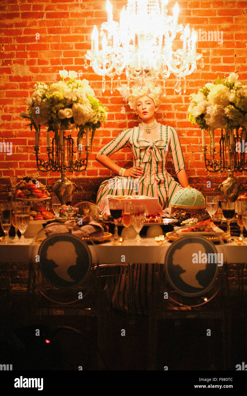 Victorian dinner hi-res stock photography and images - Alamy