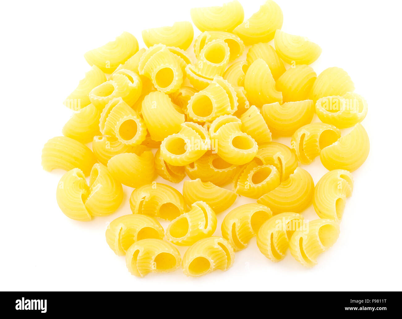Group of pasta pieces on white background Stock Photo - Alamy