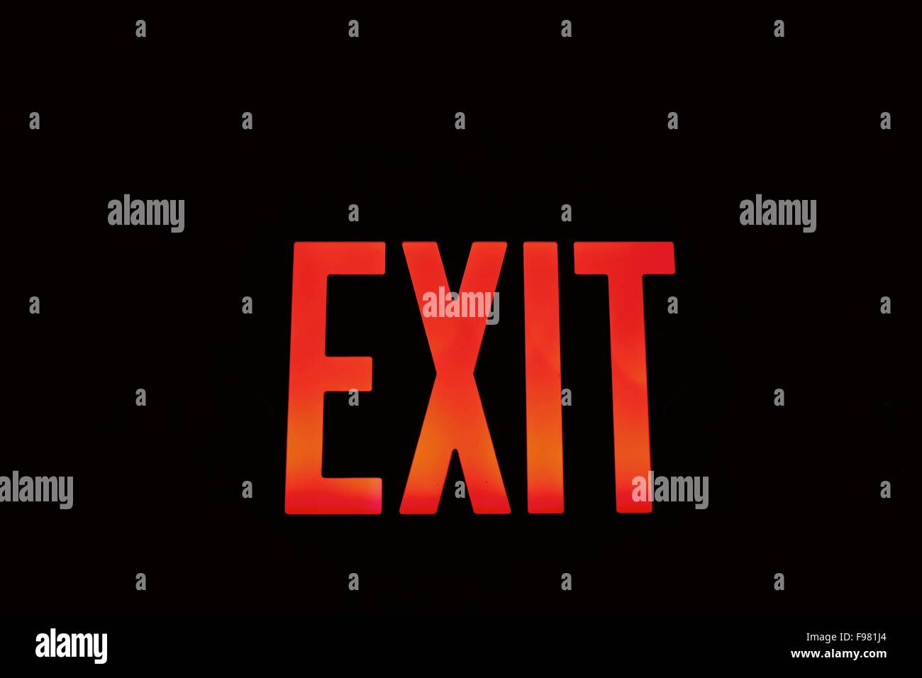 Exit Sign High Resolution Stock Photography and Images - Alamy