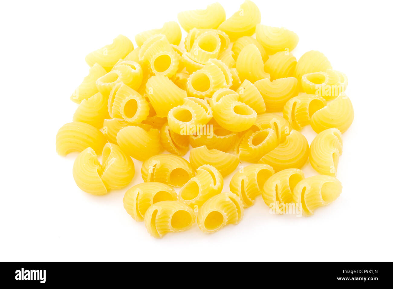 Group of pasta pieces on white background Stock Photo - Alamy