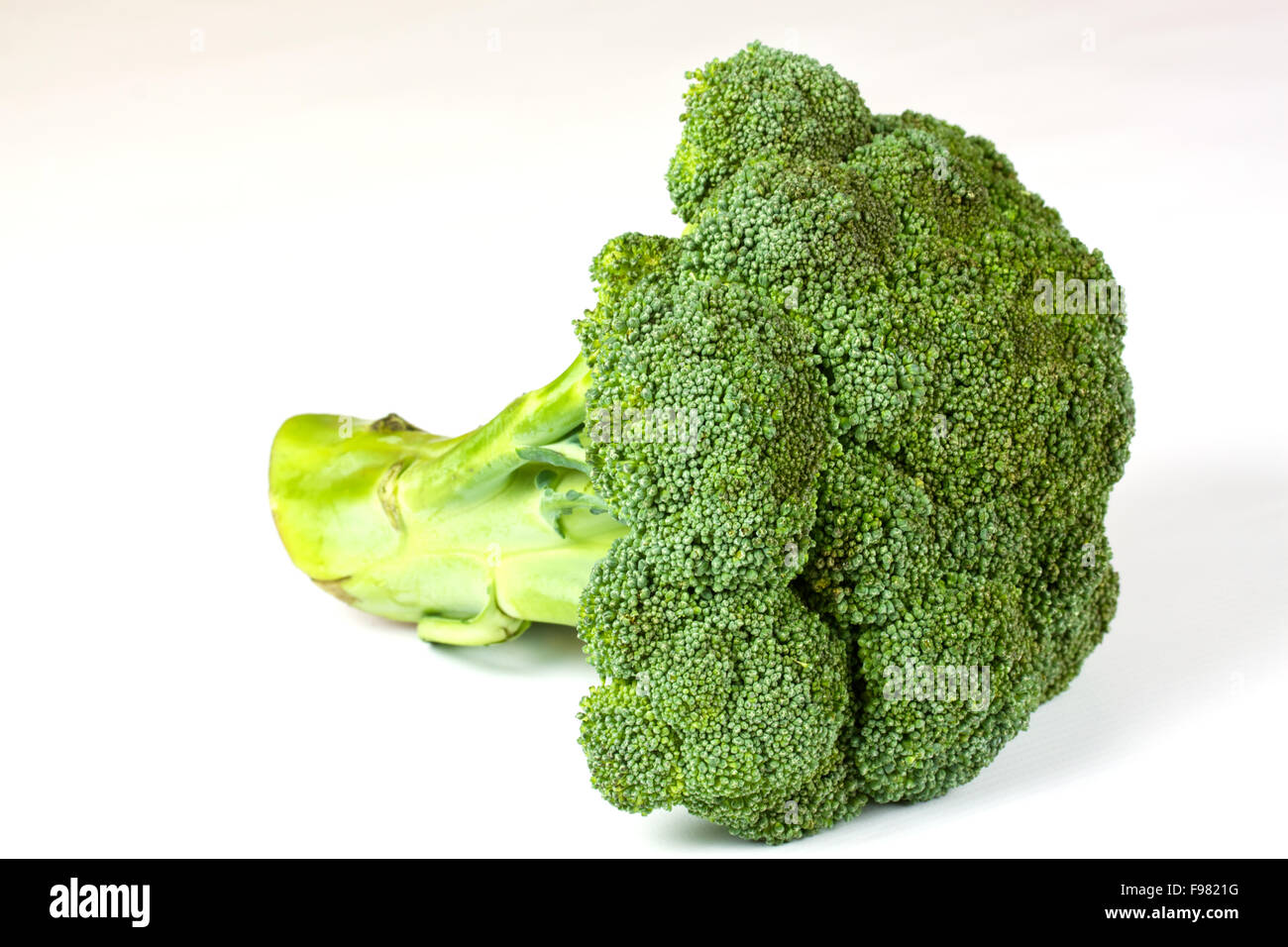 Fresh, Raw, Green Broccoli Pieces, Cut and Ready to Eat Stock Photo - Alamy