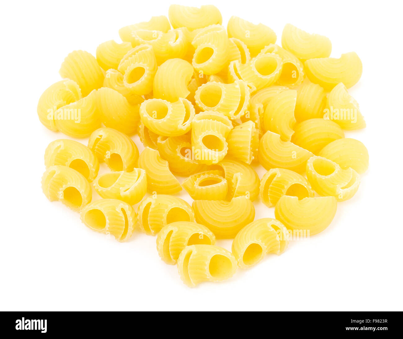 Group of pasta pieces on white background Stock Photo - Alamy