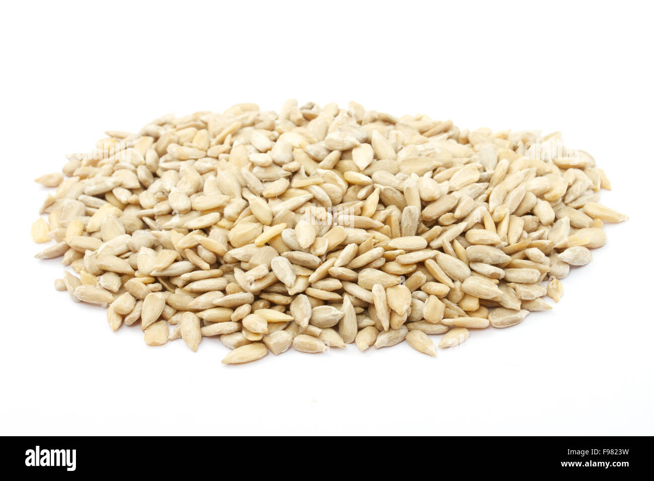 Sunflower seeds isolated on white background Stock Photo - Alamy
