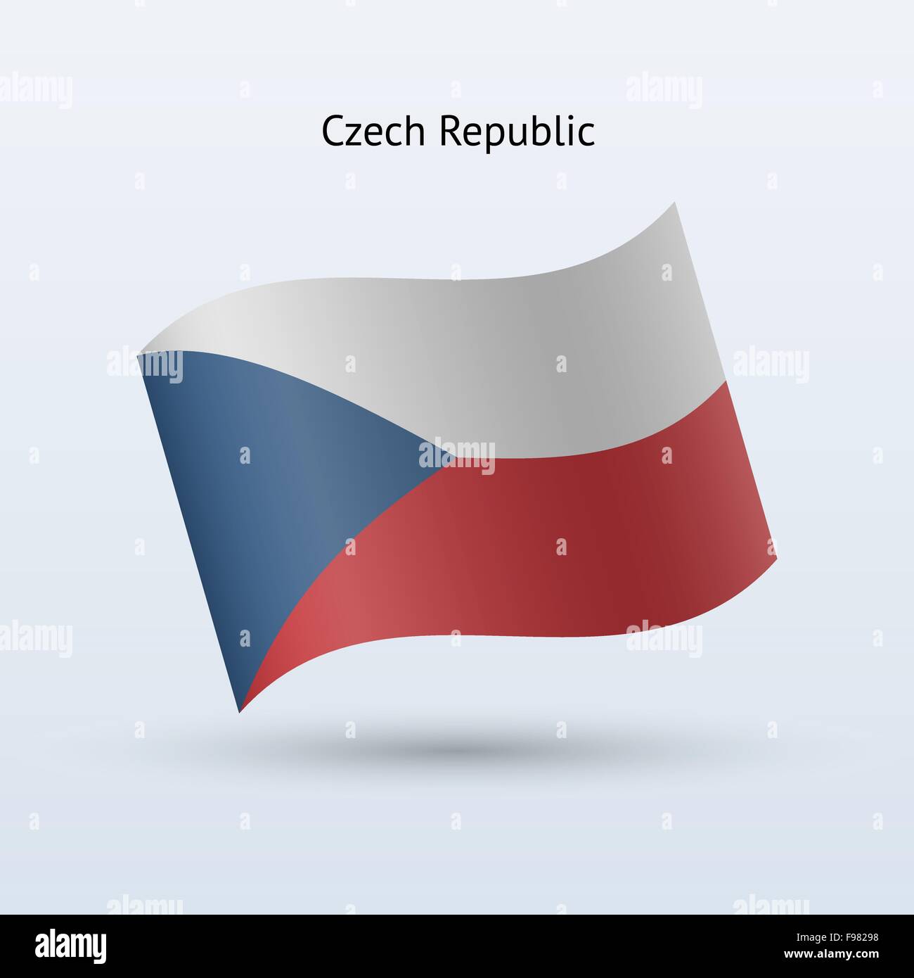 Czech republic flag waving hi-res stock photography and images - Alamy