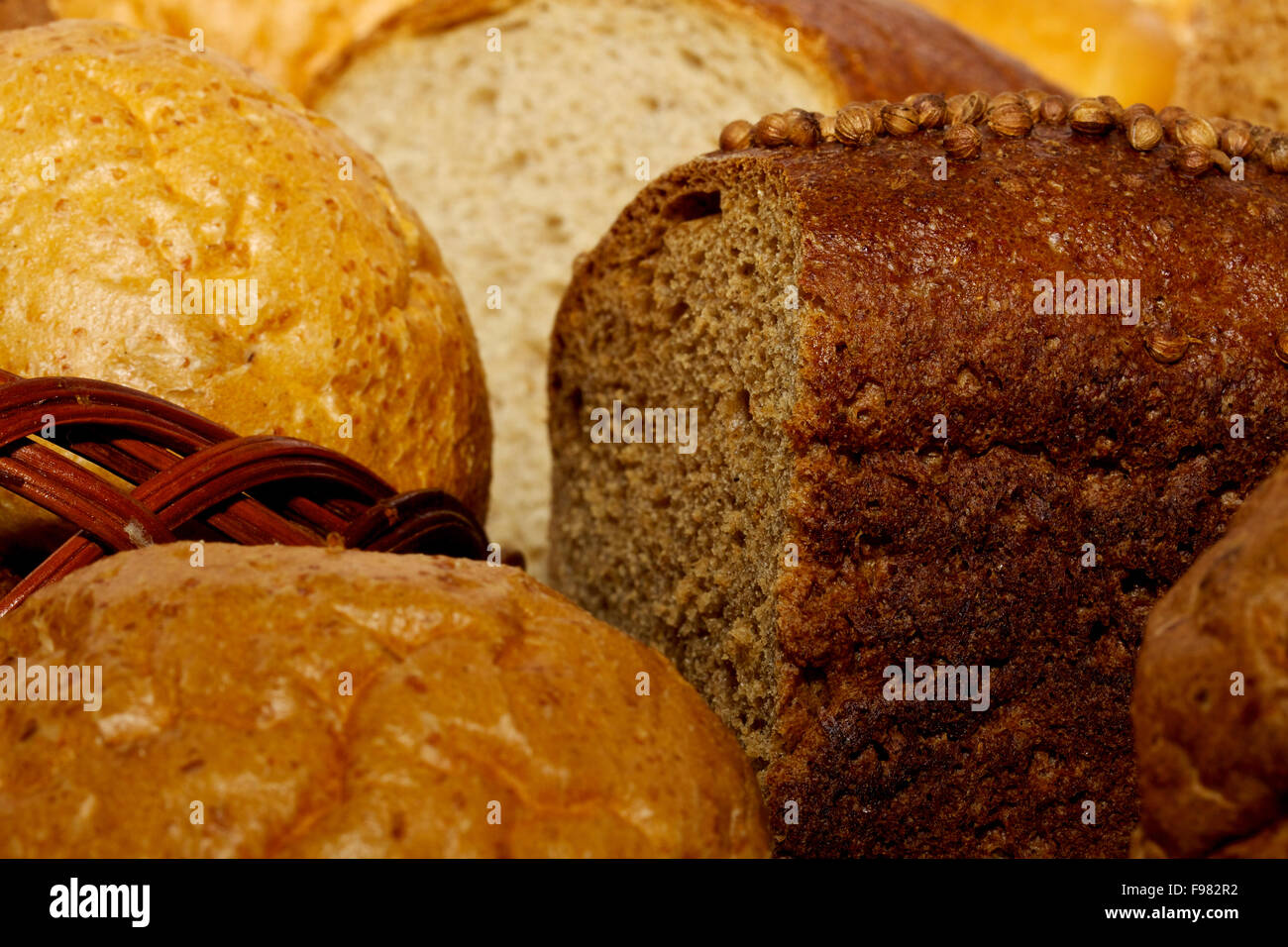 assortment of baked bread Stock Photo - Alamy