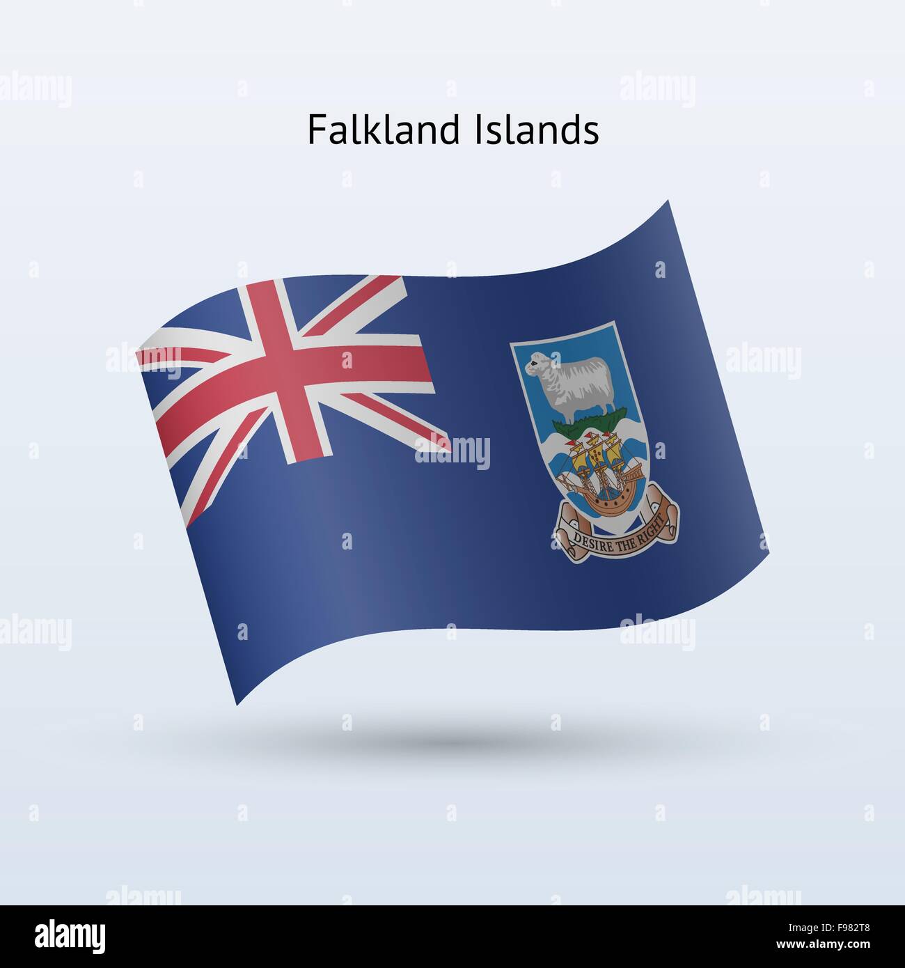 Falkland islands flag hi-res stock photography and images - Alamy