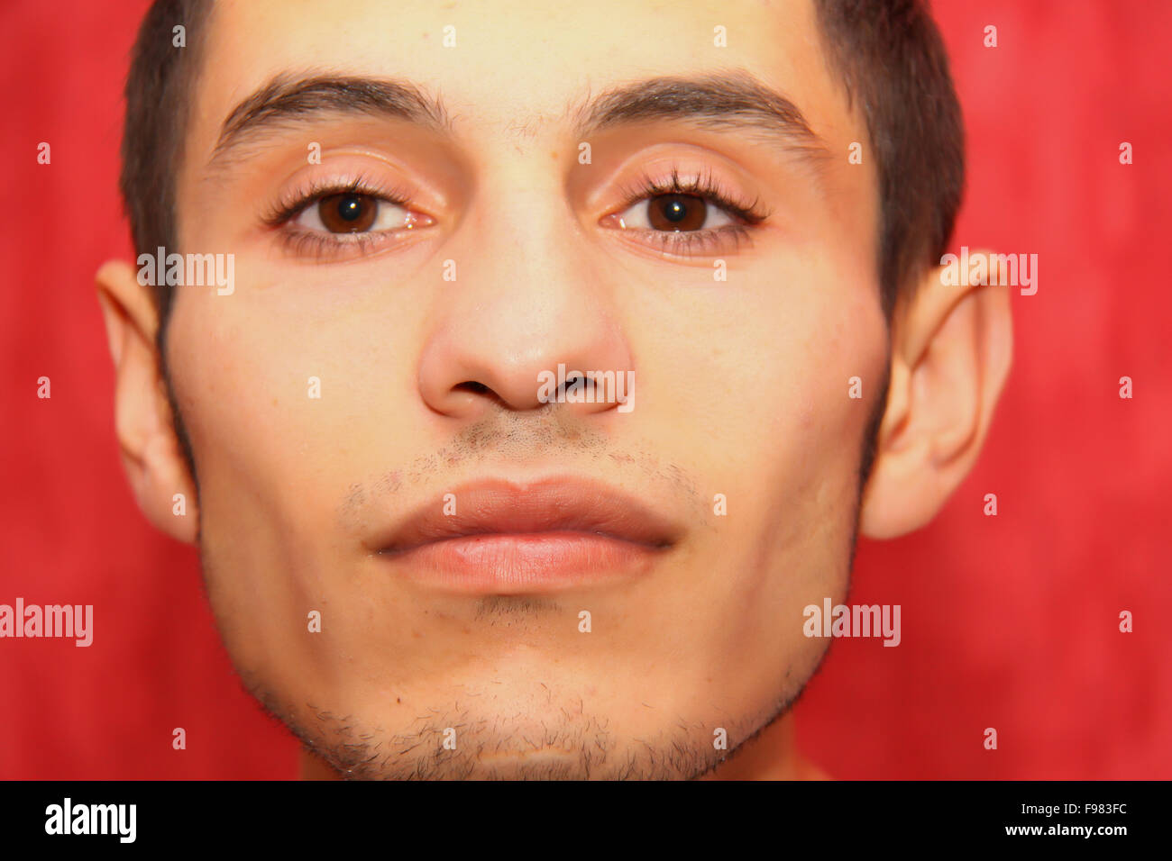 evil guy face Stock Photo - Alamy