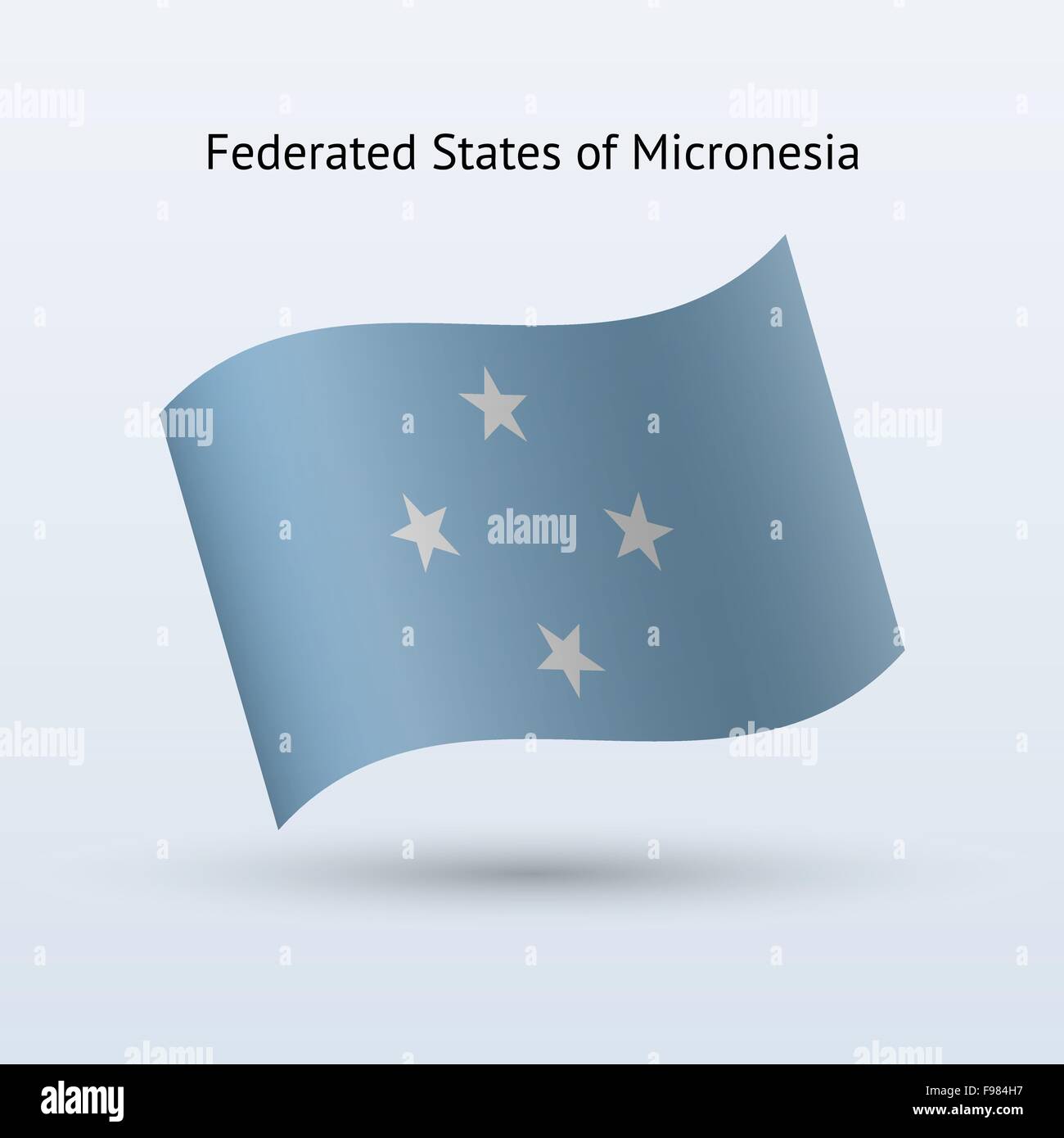 Micronesia flag Stock Vector Images - Alamy