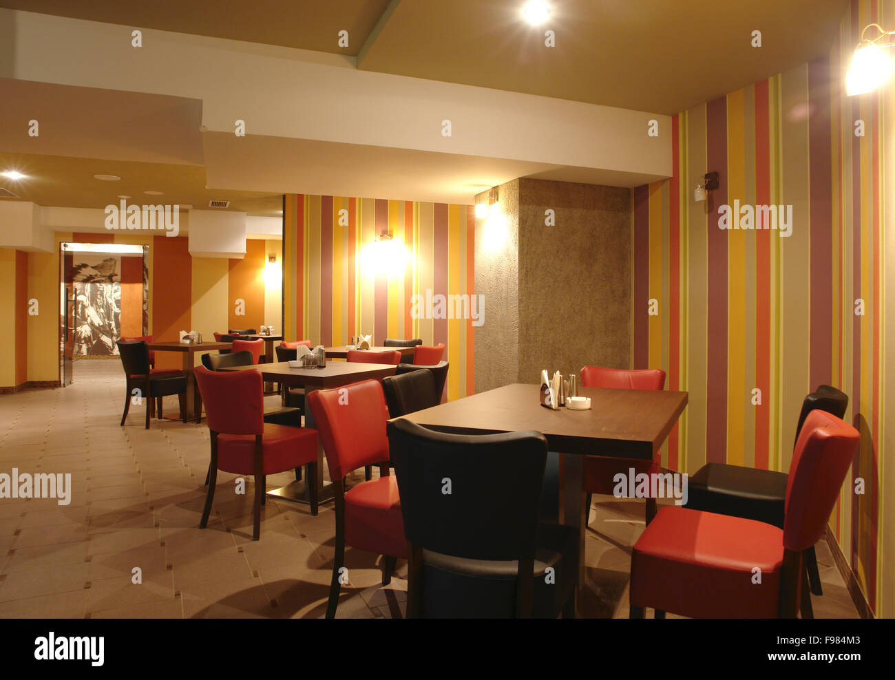 interior of a restaurant Stock Photo - Alamy