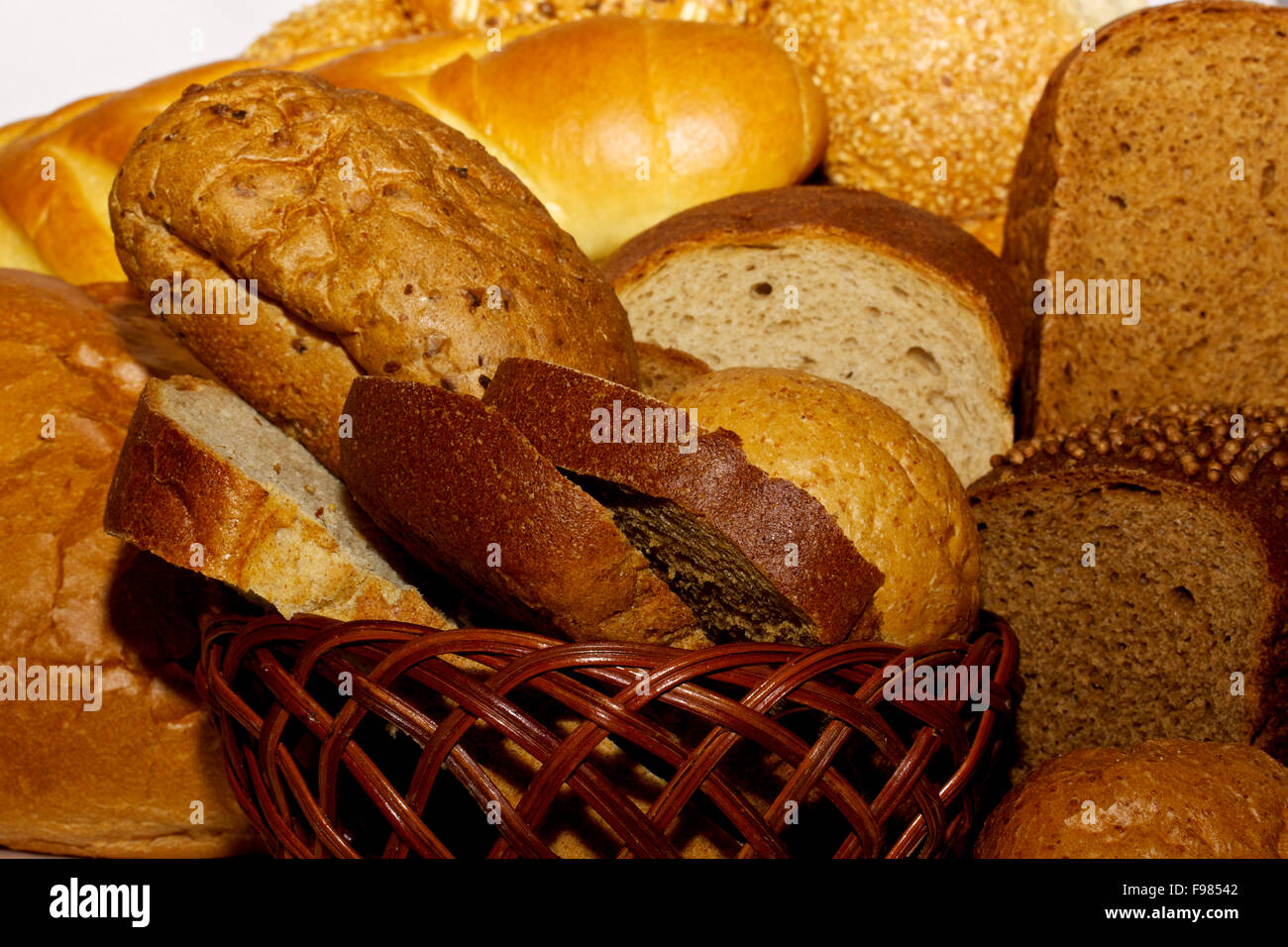 assortment of baked bread Stock Photo - Alamy