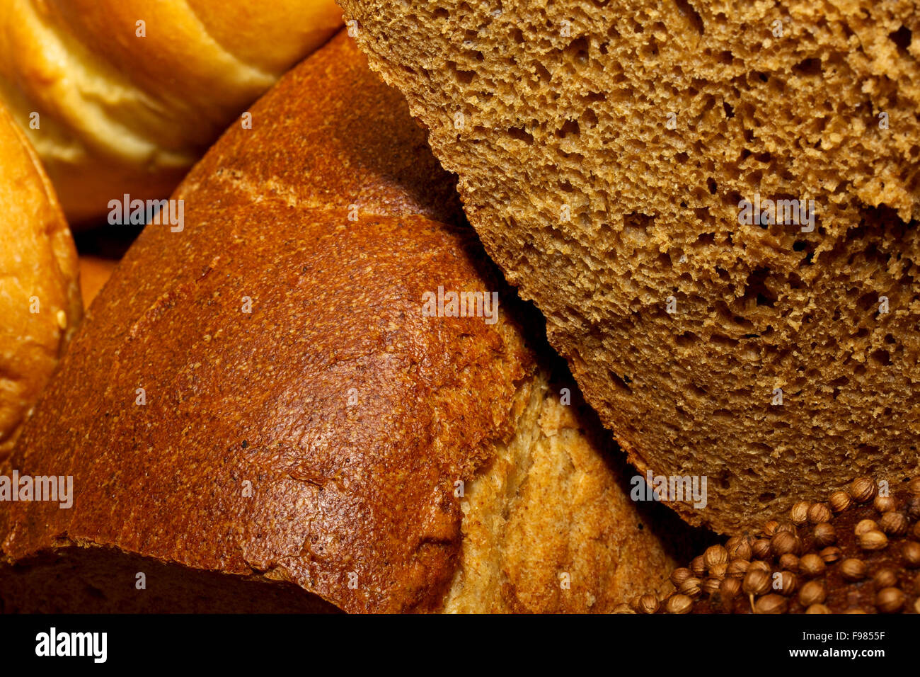 assortment of baked bread Stock Photo - Alamy
