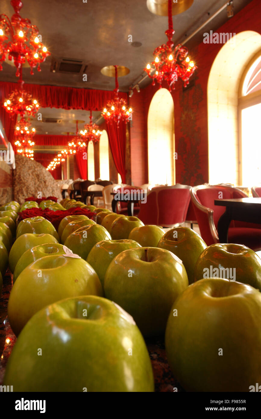 Interior of restaurant in perspective Stock Photo - Alamy