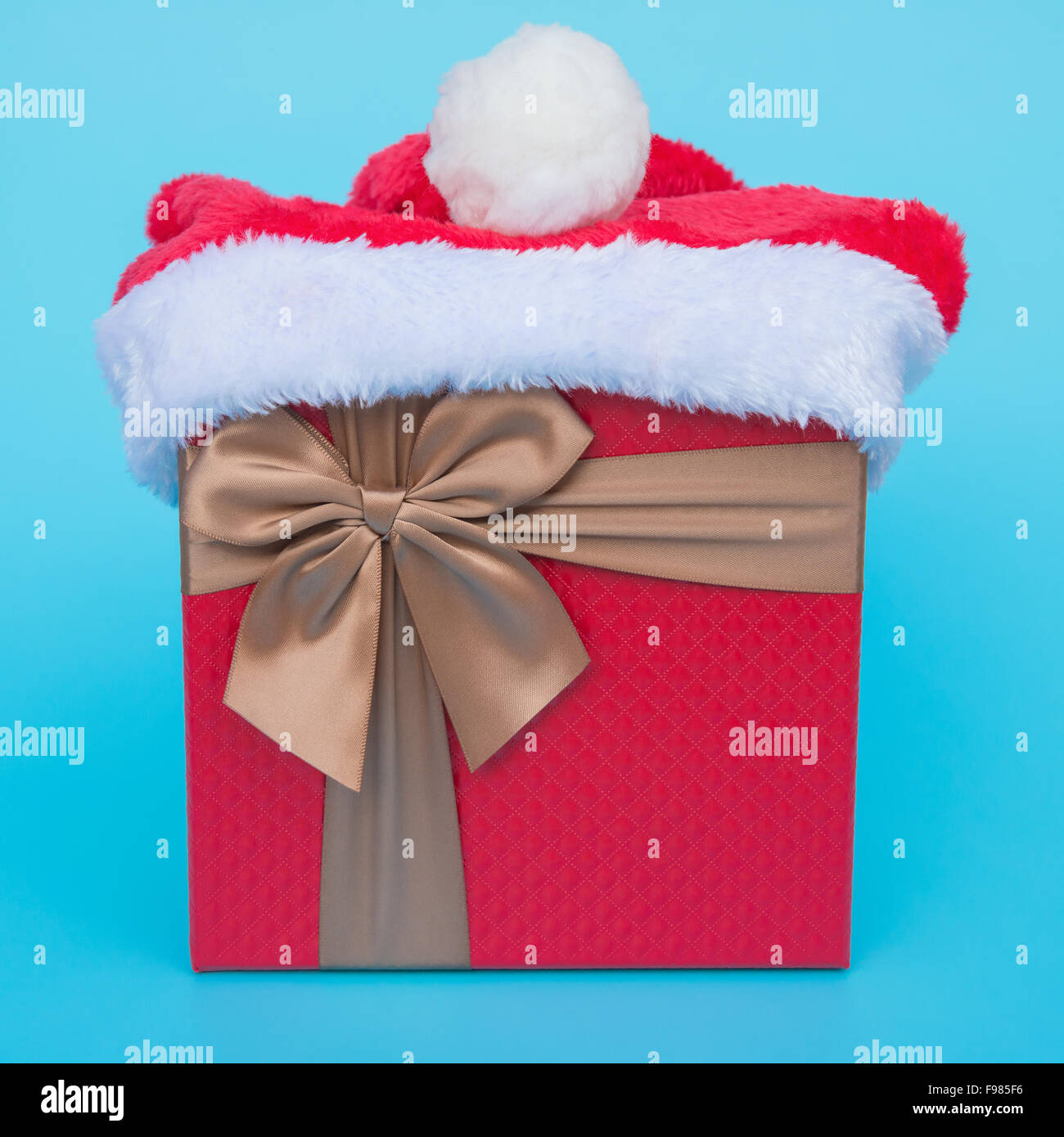Santa on box hi-res stock photography and images - Alamy
