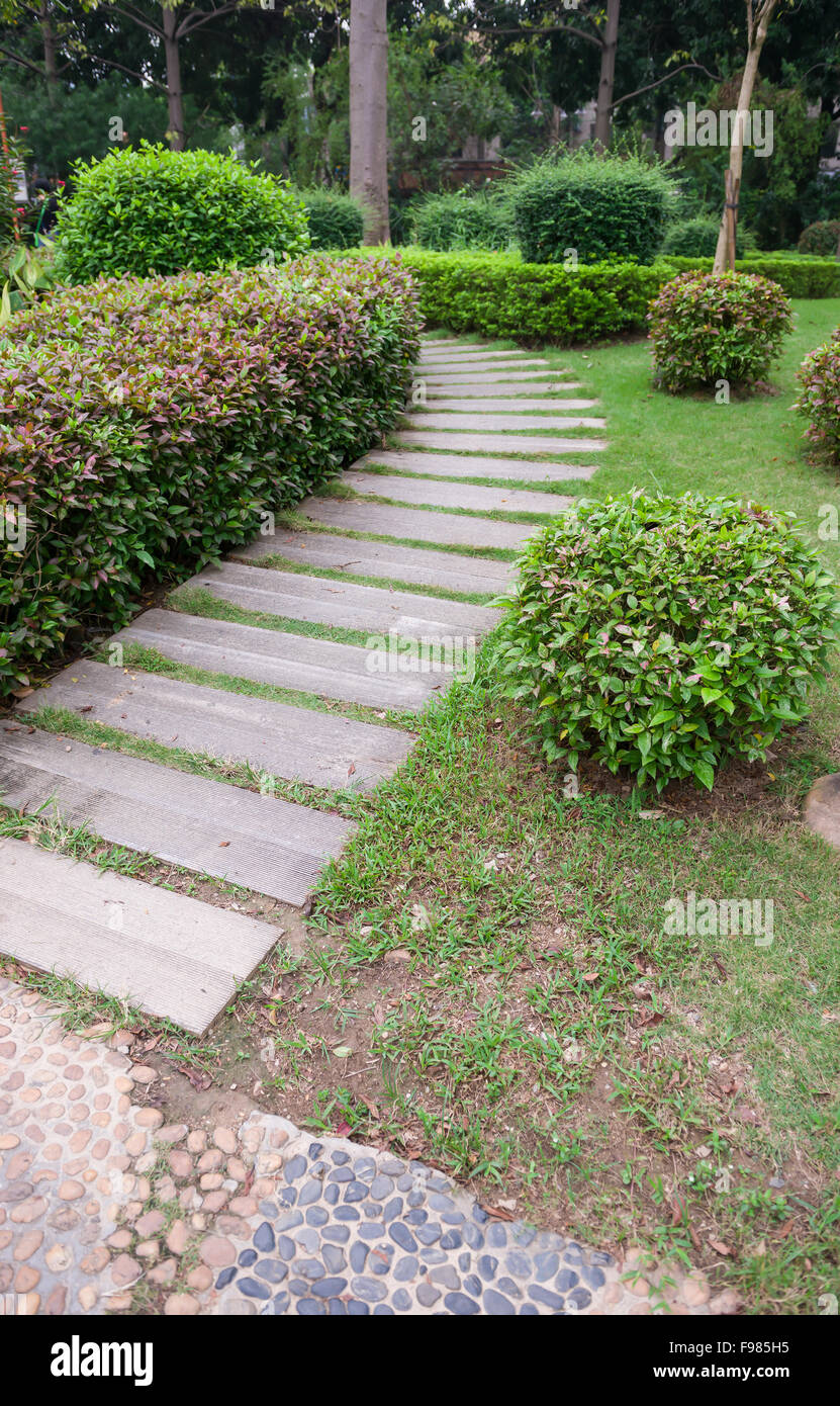 pathway in a park Stock Photo - Alamy