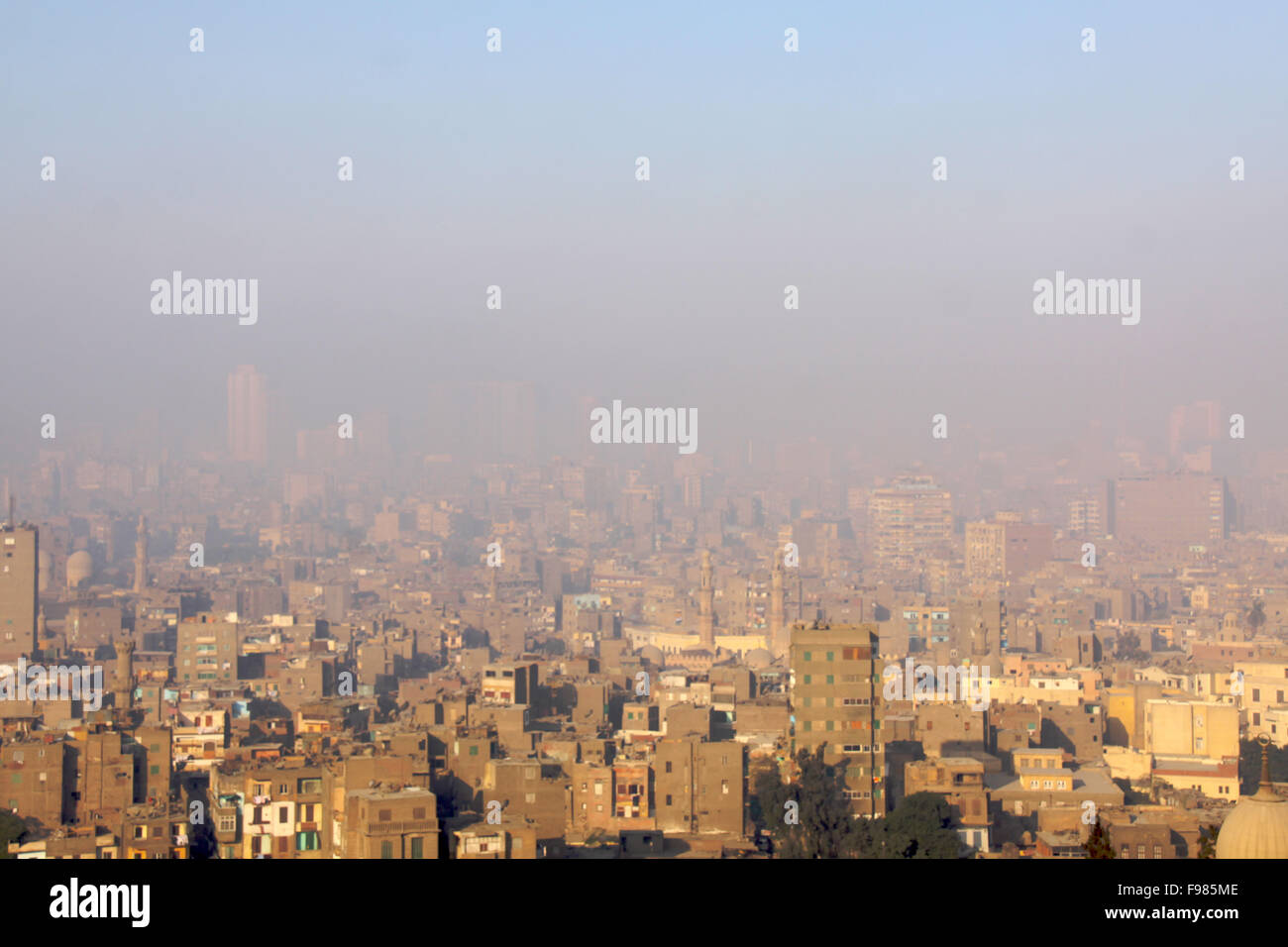 the skyline of Cairo Egypt Stock Photo - Alamy